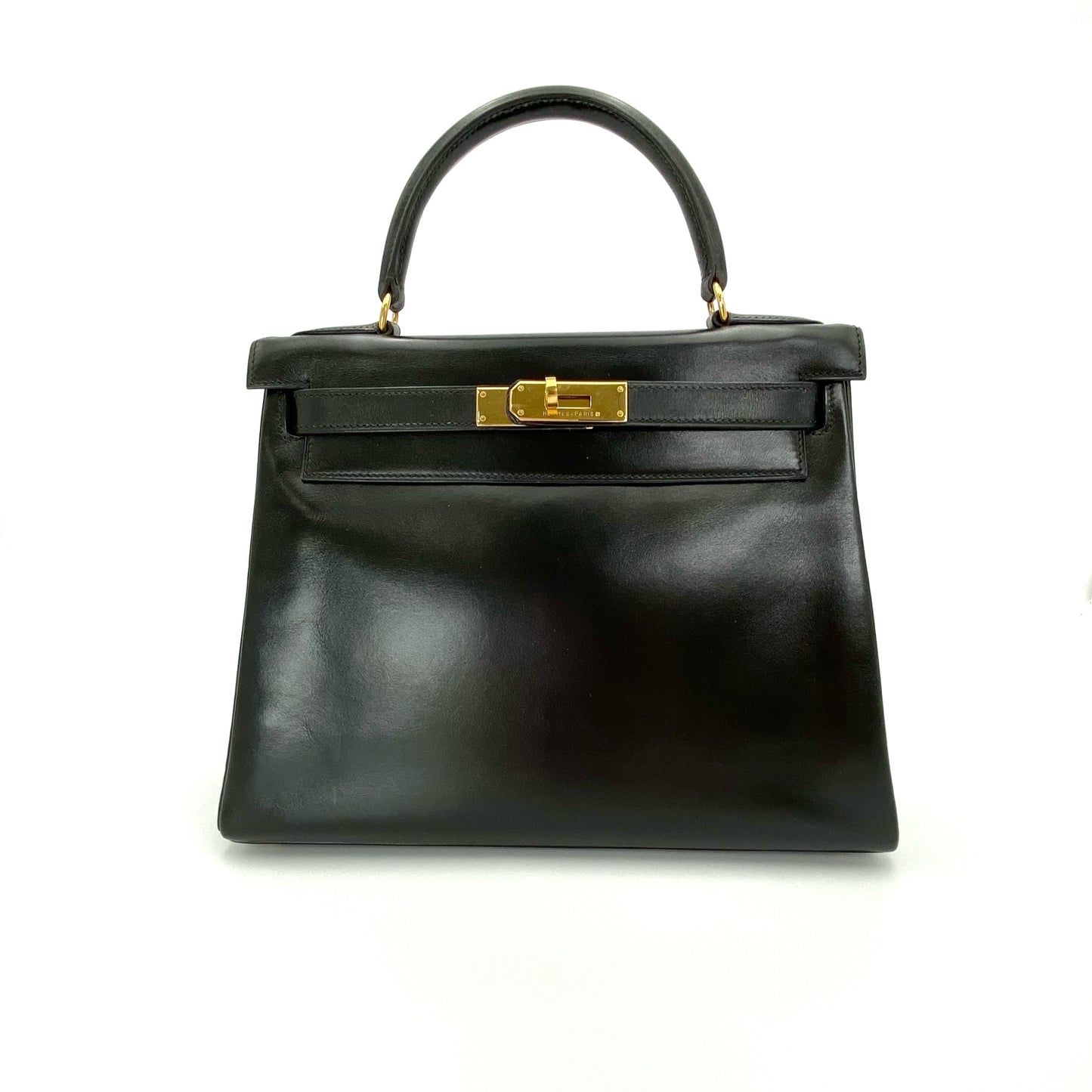 Lester, 1993 Kelly 28 Black Box Kelly Gold Hardware with stamp 〇W – My ...